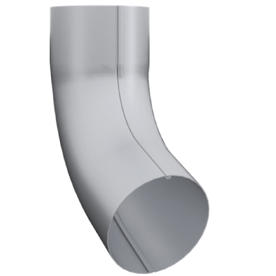 Lindab Rainline 120mm BKM Conical Pipe 70° Bend with socket ...